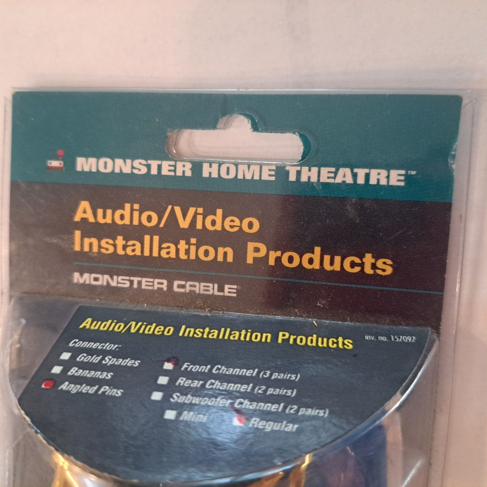 Monster Cable 24K gold speaker cable connectors monster tips 6 pack | eBay