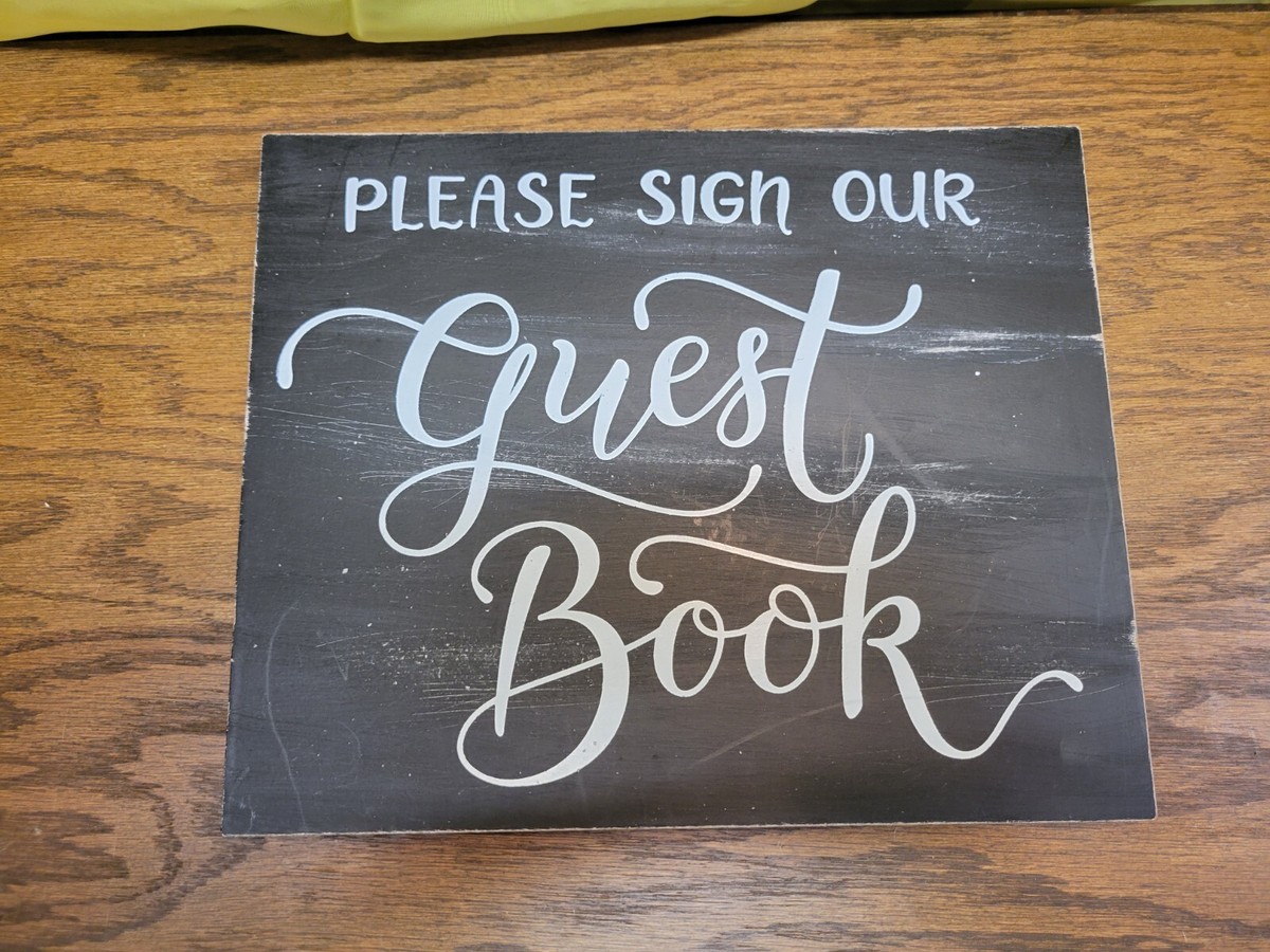 Guest Book Chalkboard Sign LOVE Chalkboard – Flutterbye Prints