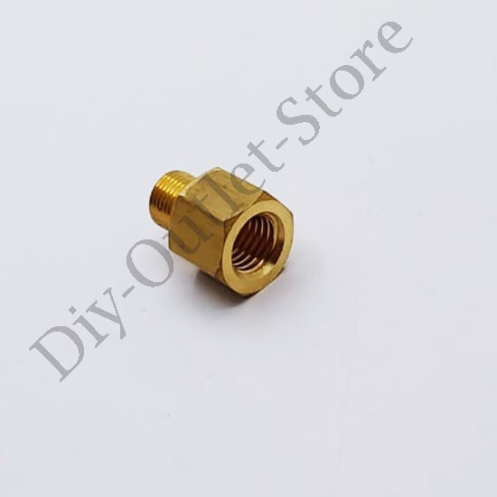 Female M10x1.5 to Male 1/8"BSP Reducer Oil Pressure Gauge Adapter sump ...