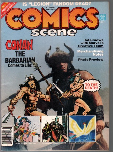 Comics Scene #4 1982-Gene Colon-Jack Katz-Barney Google, Conan-FN/VF | eBay