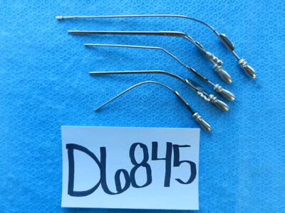D6845V. Mueller Neuro ENT Surgical Suction Tubes 5FR Lot of 5 | eBay
