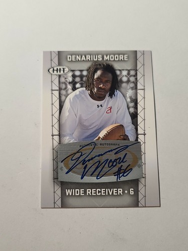 Denarius Moore 2011 Sage Hit Rookie RC Autograph Auto Card No. A87 | eBay