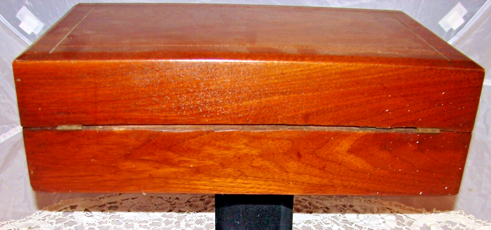 ANTIQUE SLANT TOP TRAVEL WRITING LAP DESK CAMPAIGN BOX with INKWELL | eBay