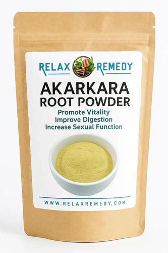 Akarkara Root Powder - 100% Pure, Non-GMO Anacyclus Pyrethrum, Vitality ...