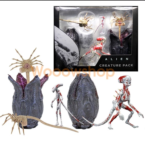 2024 New NECA Alien Covenant Neomorph Creature Pack 7" Action Figure 1: ...
