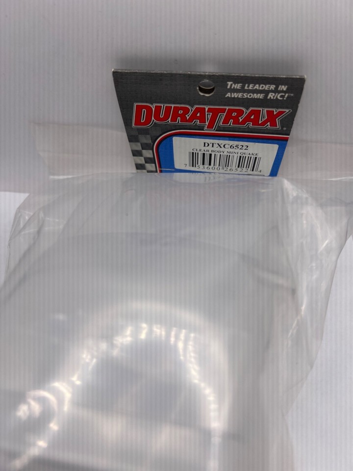 Duratrax Mini Quake Clear Body New DTXC6522 | eBay