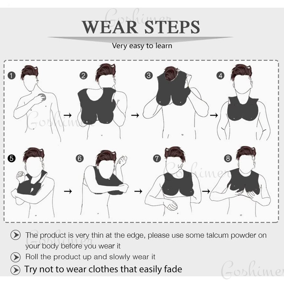 Silicone Breast Plates C-H Cup Breast Forms Fake Boobs Crossdresser ...