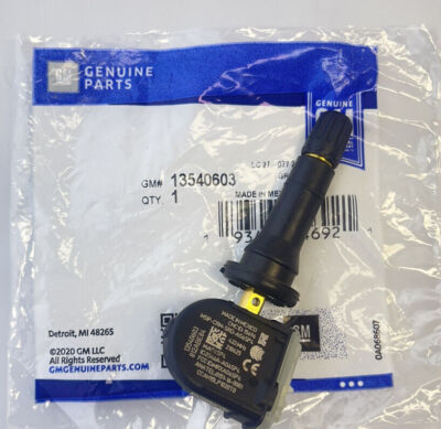 Genuine OEM GMC Chevy Buick Cadillac Snap-In TPMS Tire Pressure Sensor ...