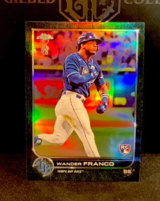 2022 Topps Chrome Ben Baller WANDER FRANCO #35 Base Refractor RC Rays ...