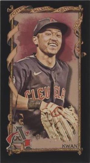 2023 Topps Allen & Ginter - Steven Kwan #181 Mini Black Bordered for ...