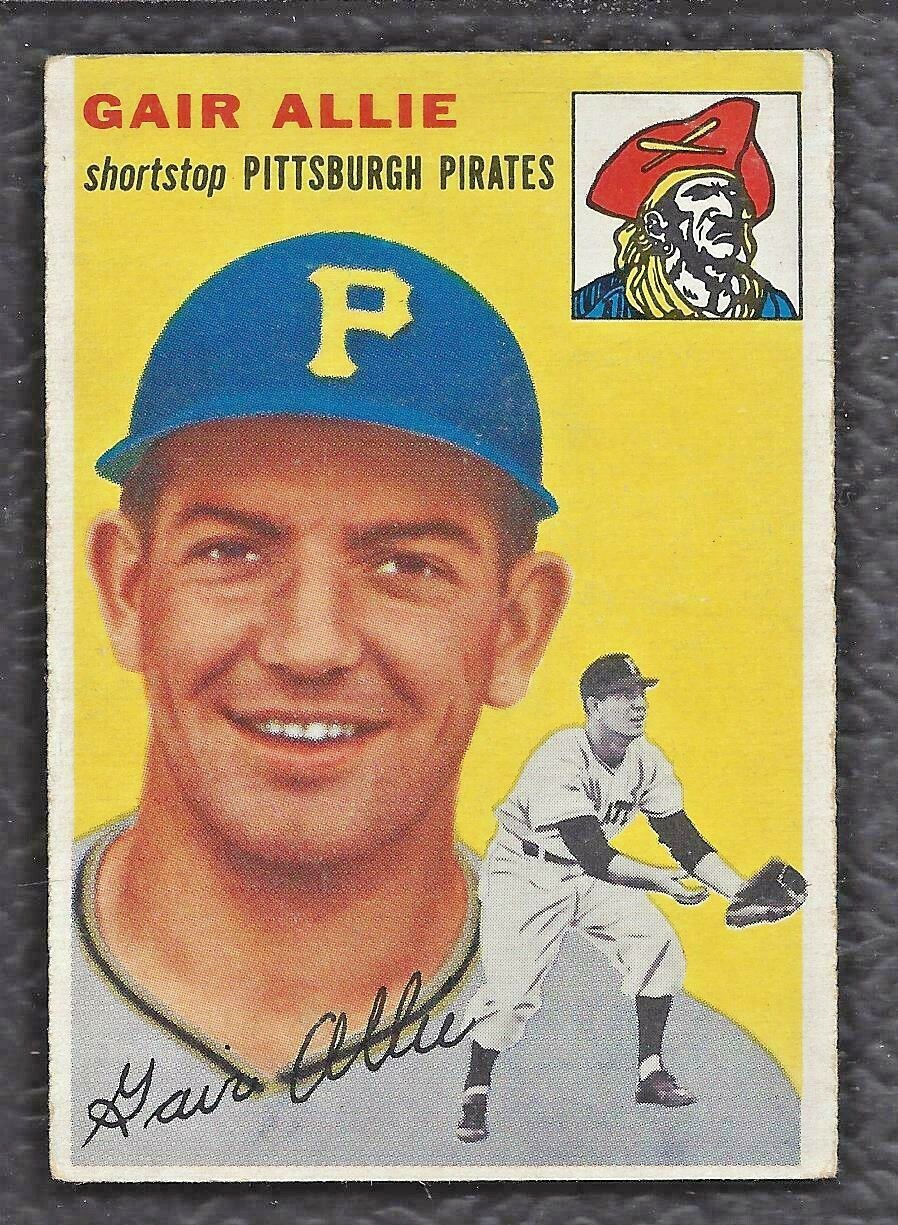 Gair Allie 1954 Topps ML Baseball Trading Card #179 Pirates EX | eBay