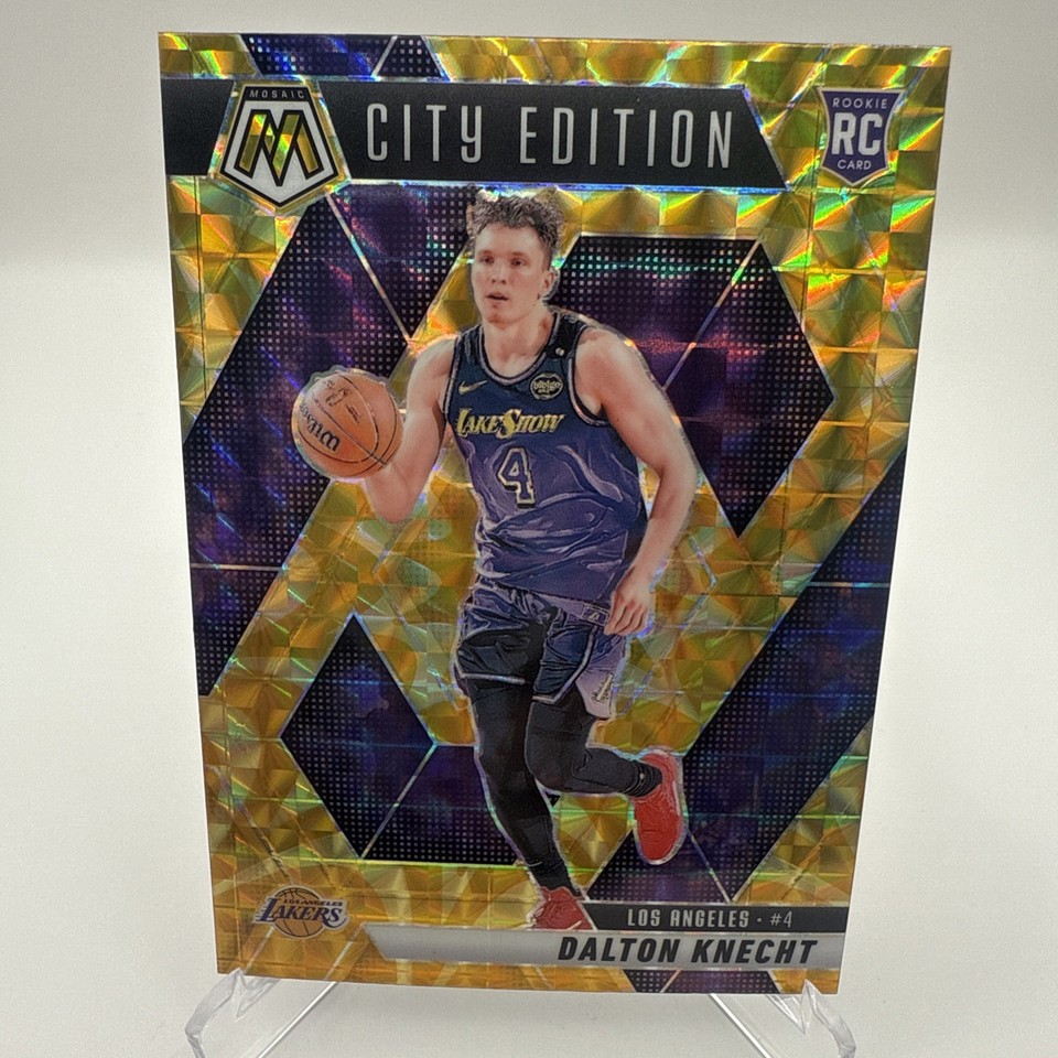 2024-25 Panini Mosaic Dalton Knecht Rc Honey Comb Ssp #271 Grade It Lakers | eBay
