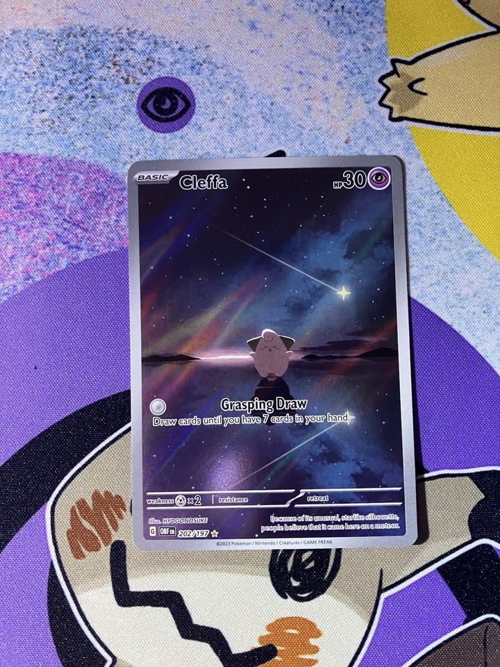 Cleffa 202/197 Obsidian Flames full art pokemon TCG | eBay