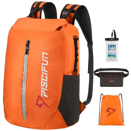 Piscifun Dry Bag Waterproof, Floating Dry Backpack, Lightweight ...