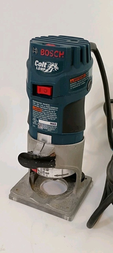 Bosch PR20EVS 1 HP Colt Variable-Speed Corded Electronic Palm Router | eBay