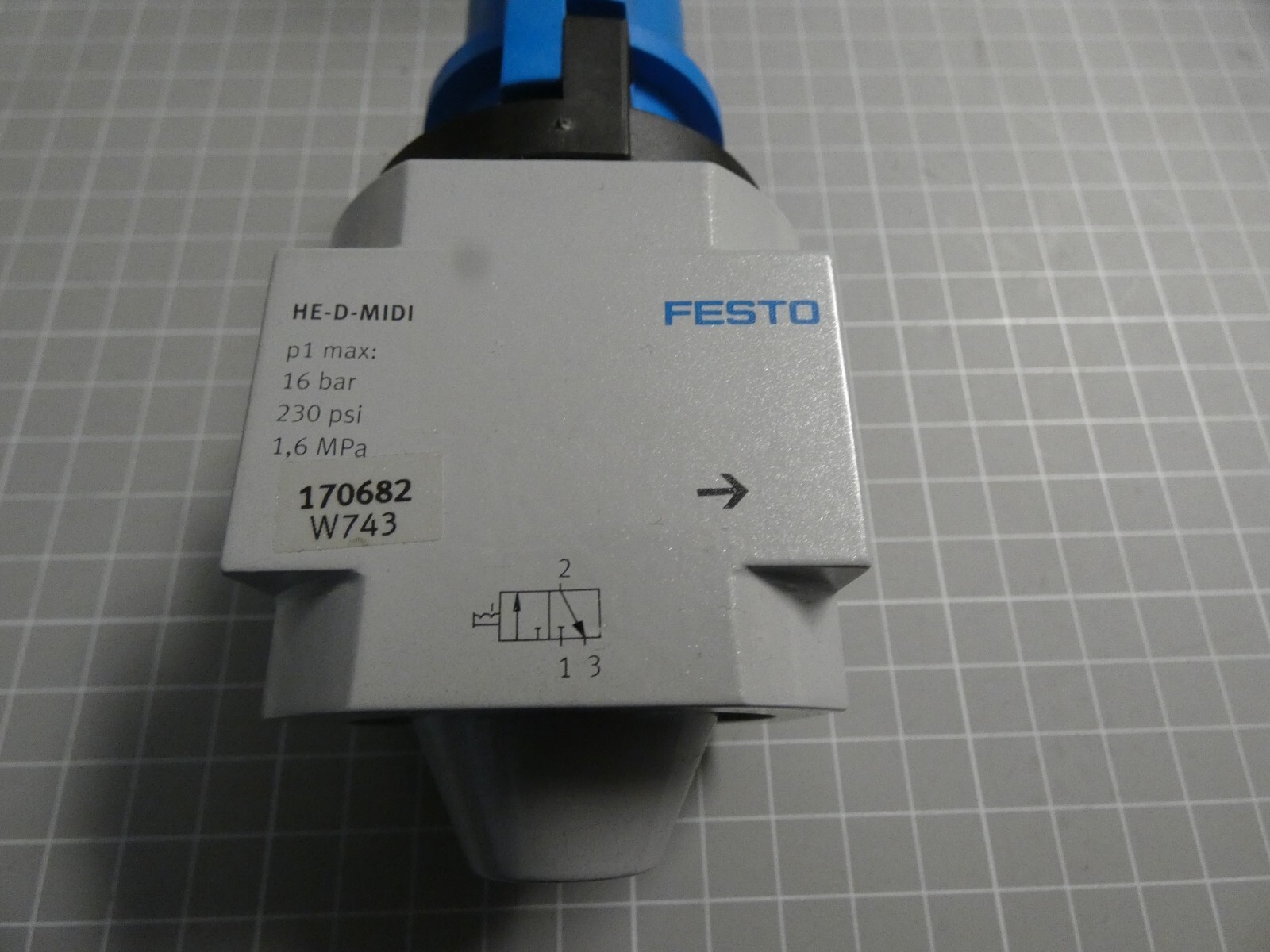 1 x Festo Einschaltventil HE-D-MIDI 170682 | eBay.de