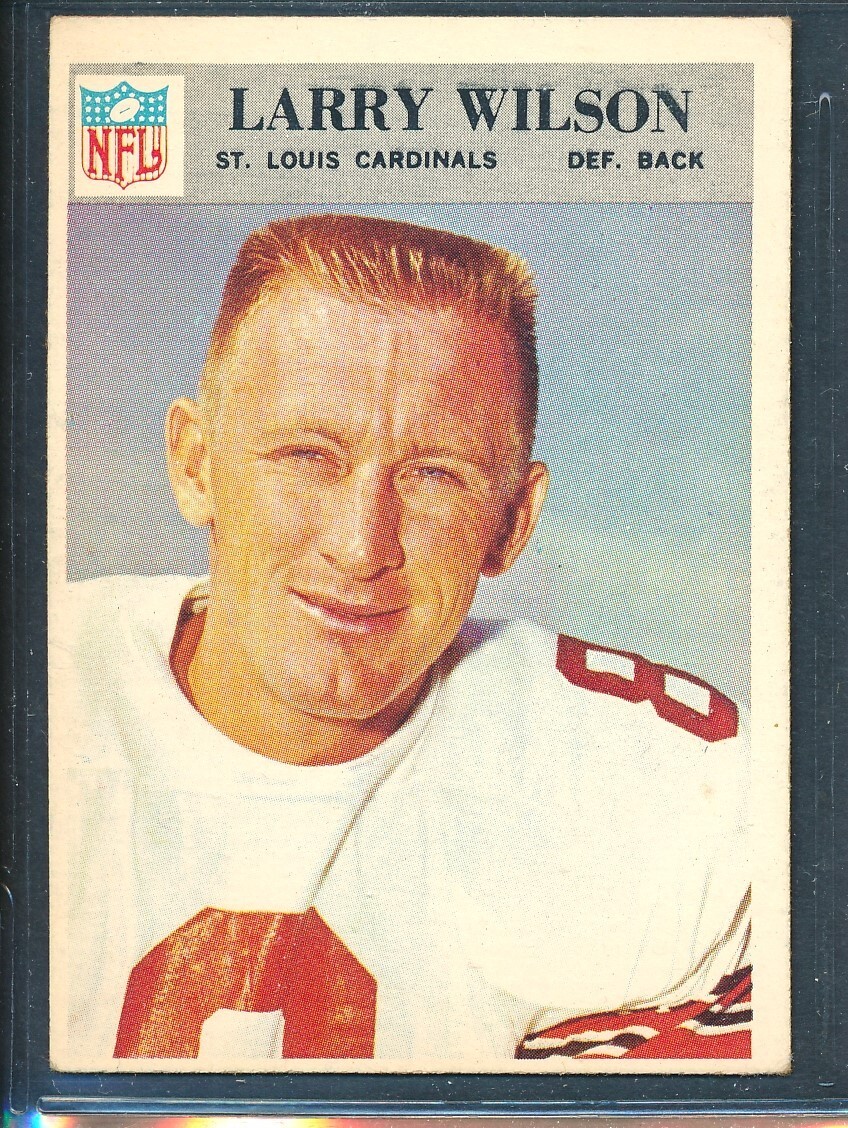 1966 Philadelphia #168: LARRY WILSON St. Louis Cardinals HOF ~ EX | eBay