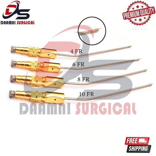 Frazier Suction Tube With Tip Size 4fr 6fr 8fr 10fr Reusable Surgical ...