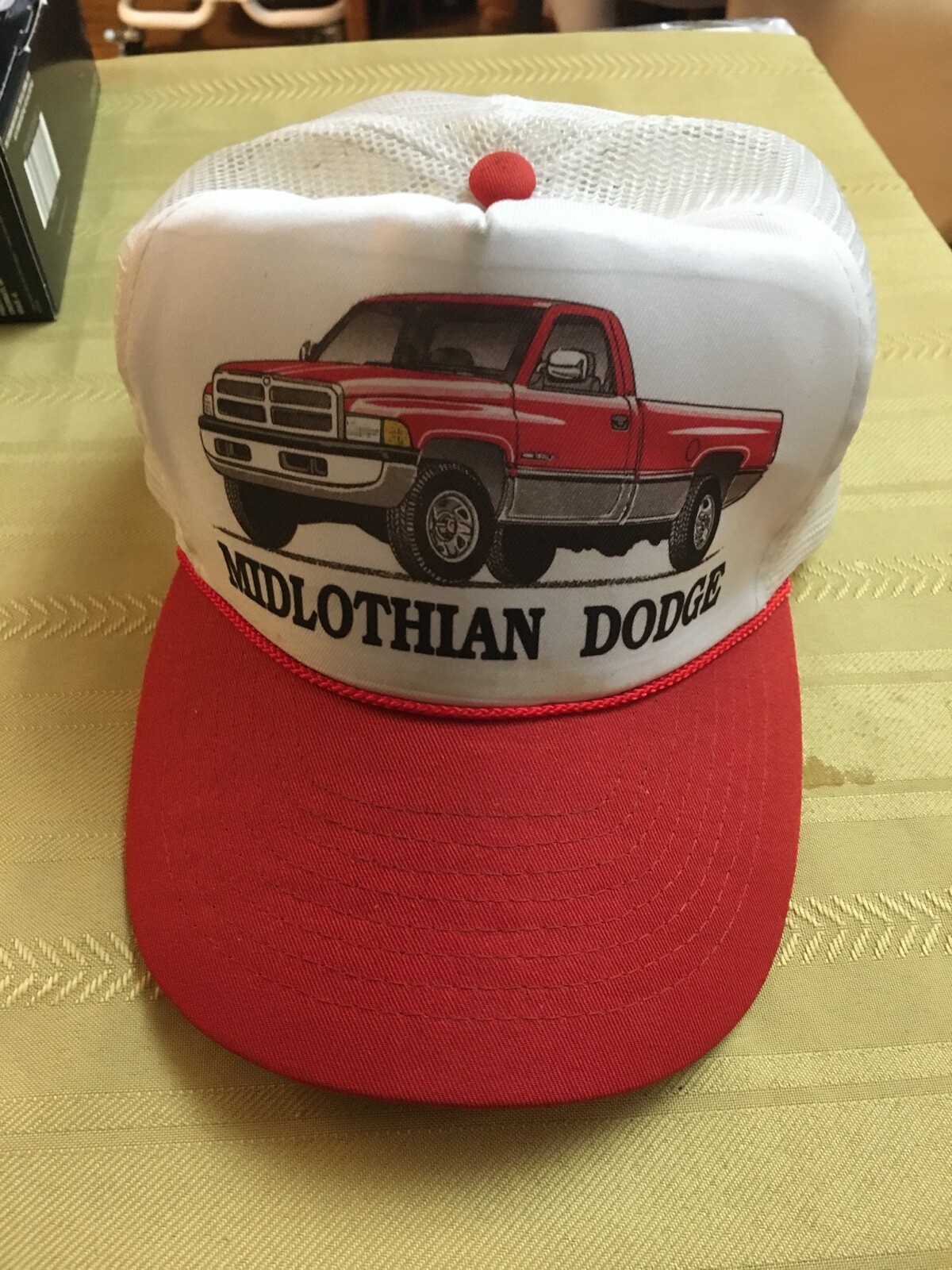 VINTAGE RETRO SNAPBACK ROPE TRUCKER HAT MIDLOTHIAN DO… - Gem