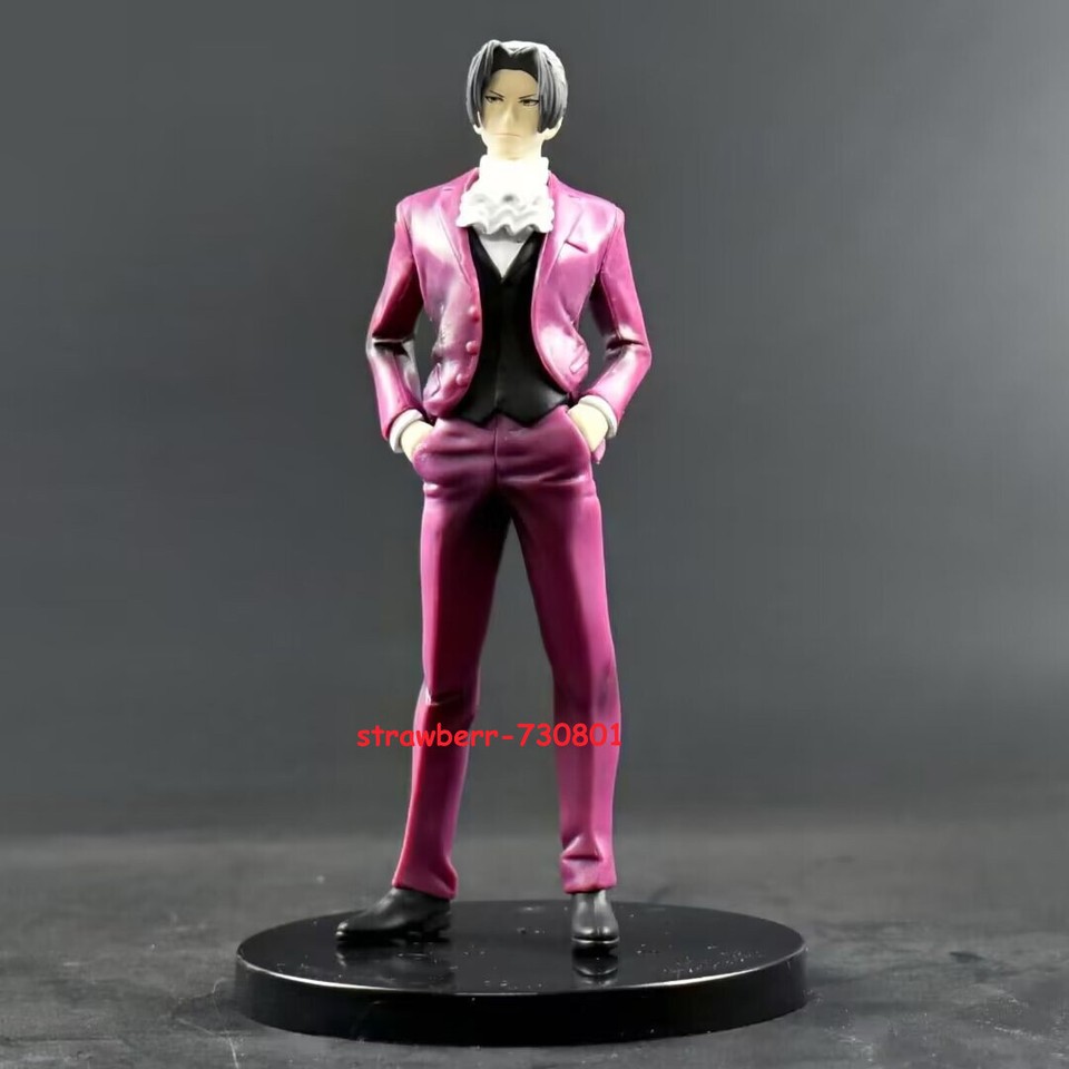 Ace Attorney Miles Edgeworth Figure Anime PVC Model Statue Doll Toys ...