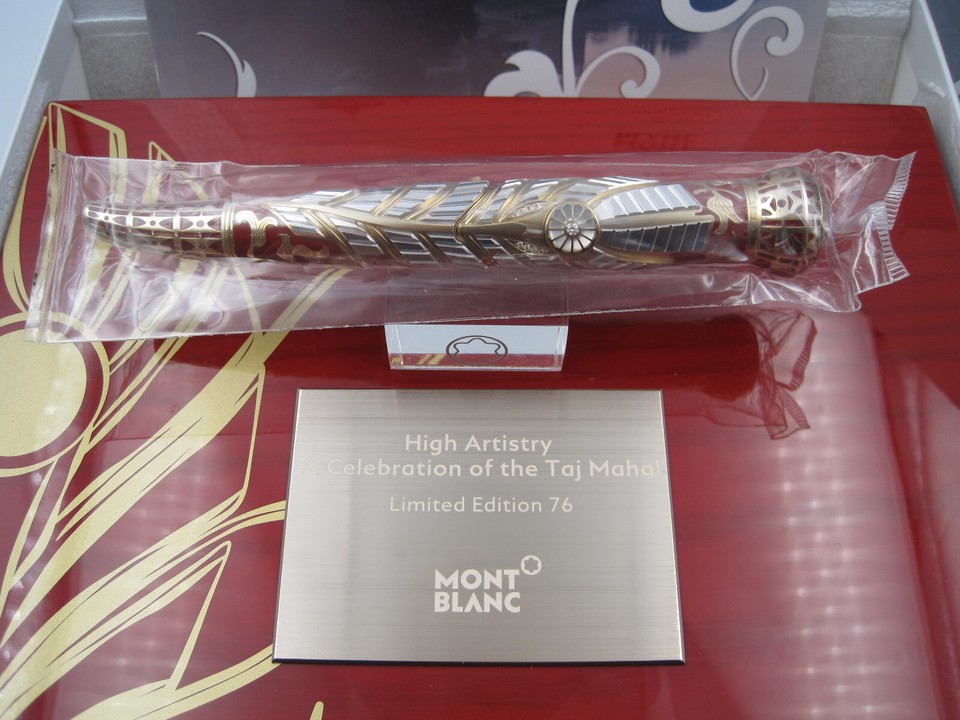 MONTBLANC 2019 TAJ MAHAL High Artistry Limited Edition 76 - Fountain ...