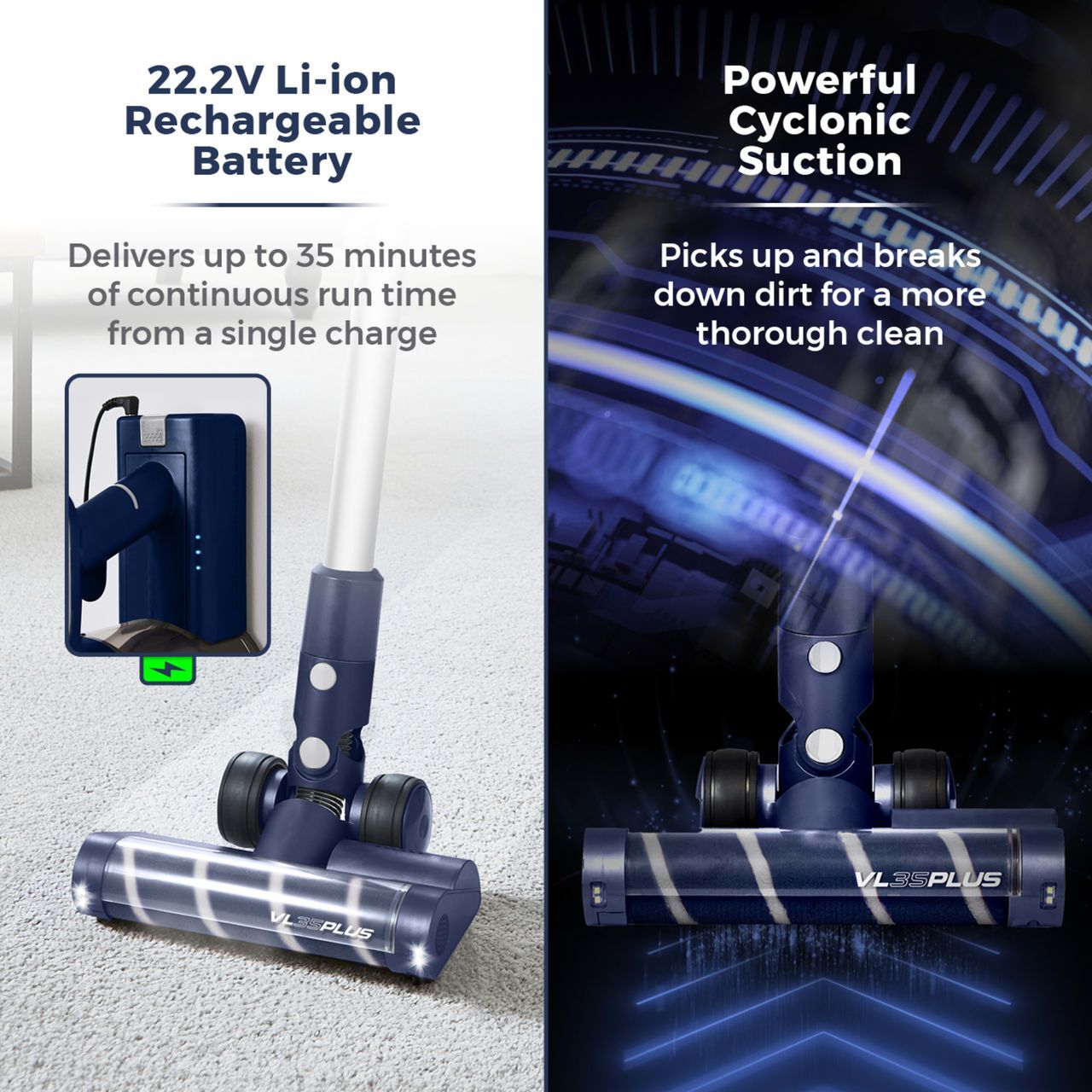 Tower T513008 VL35 Cordless Vacuum Cleaner 3 Year Manufacturer Warranty ...