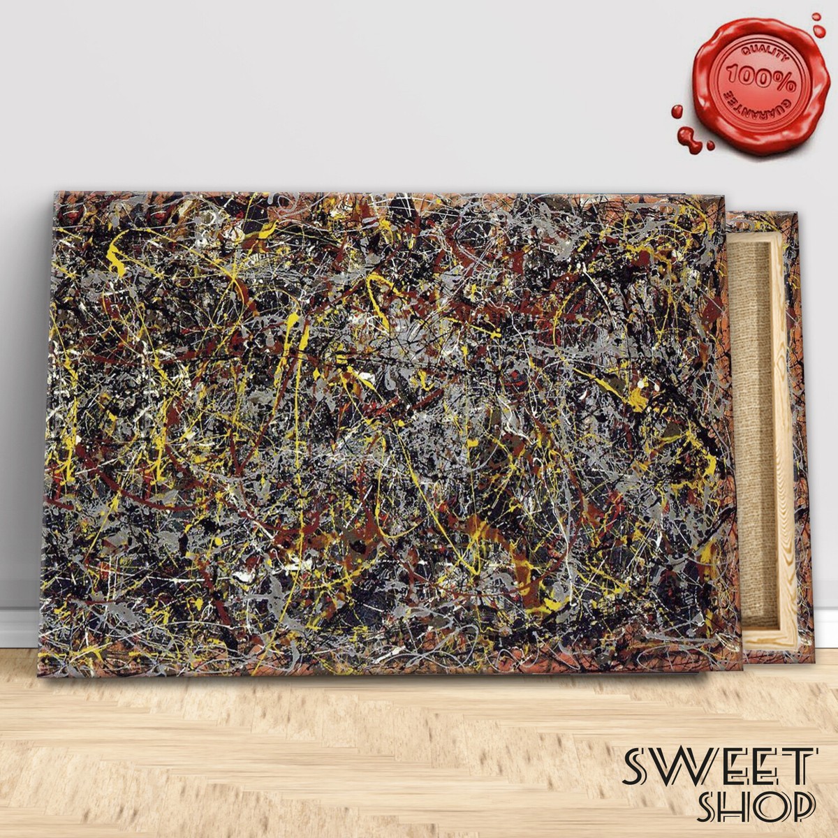 Jackson Pollock Numero 5 Jackson Pollock, Number 5 (Elegant Lady),