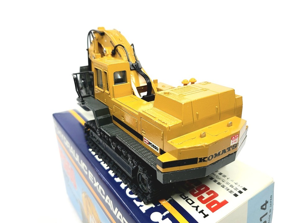 Komatsu PC650 Hydraulic Front Shovel - Shinsei 1:50 Scale Diecast Model ...