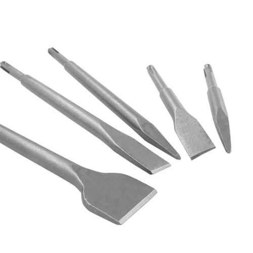 5pcs 250mm Chisels Set Point Groove Gouge Flat Chisel Electric Hammer ...