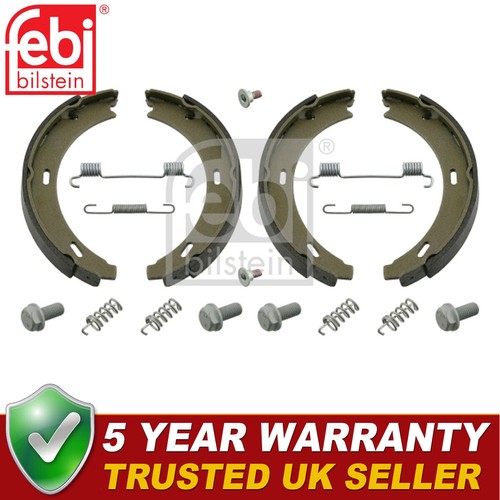 Febi Rear Hand Brake Shoes Set Fits A-Class B-Class E-Class SLK C-Class ...