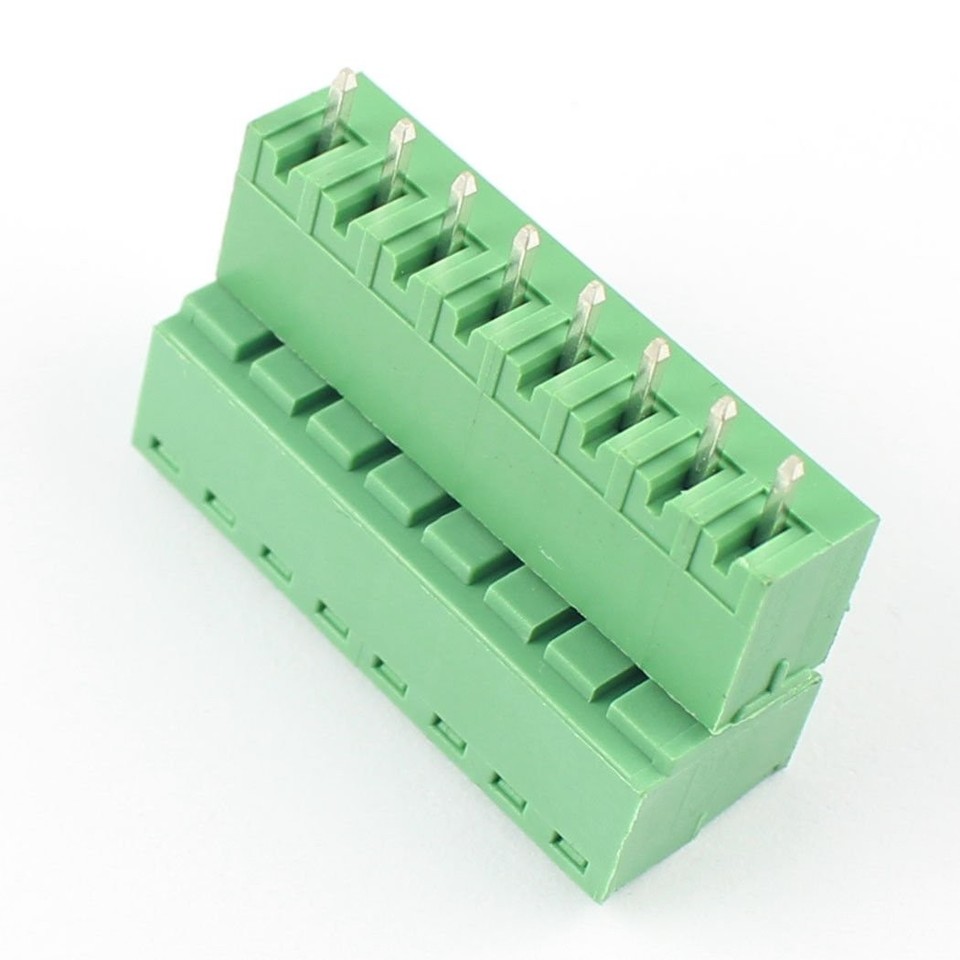 1Pcs 3.81mm Pitch 8 Pin Straight Screw Terminal Block Pluggable Plug ...