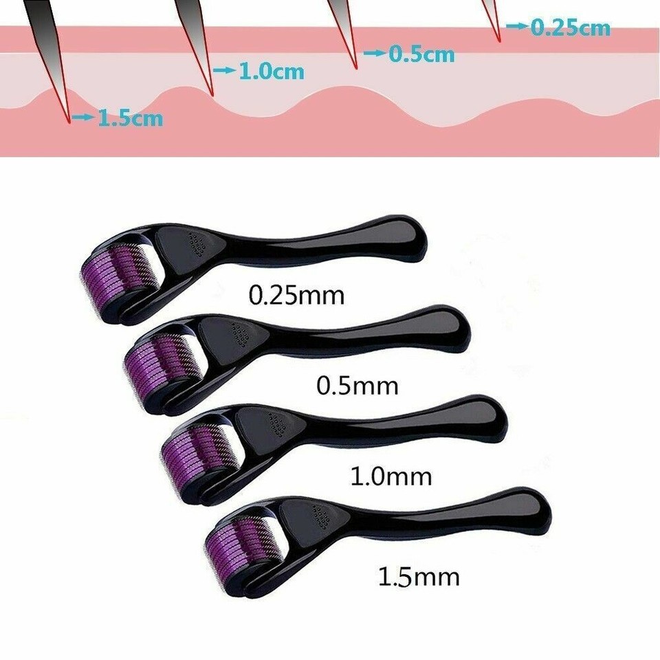 0.5MM-2.0MM Hair Regrowth Micro-Needling Roller Stimulates Hair Growth ...