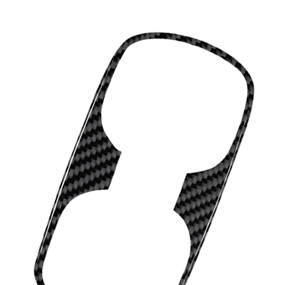 Carbon Fiber Rear Cup Holder Panel Trim Sticker For Toyota Corolla 2019 ...