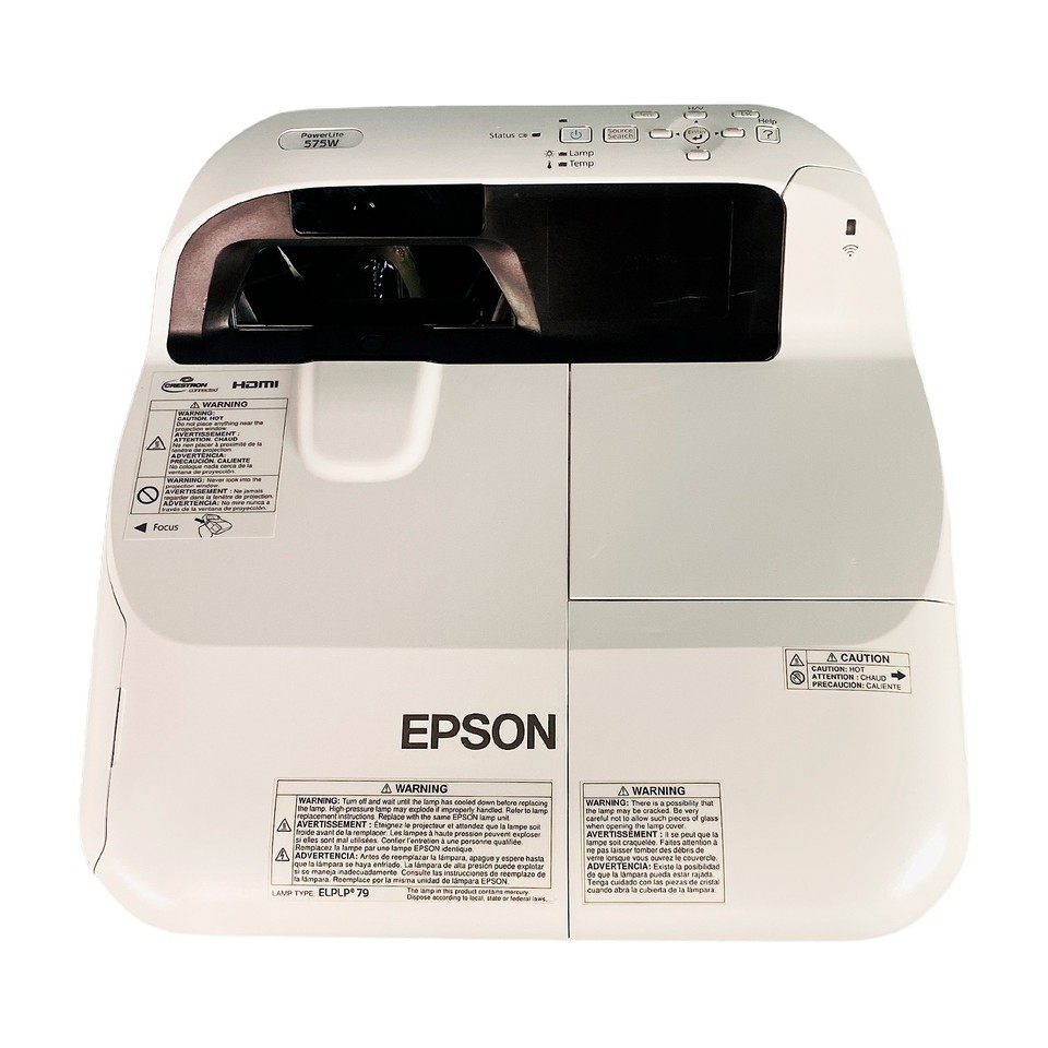 Epson PowerLite 575W 3LCD Projector 4K Ultra Short Throw 2700 Lumens ...