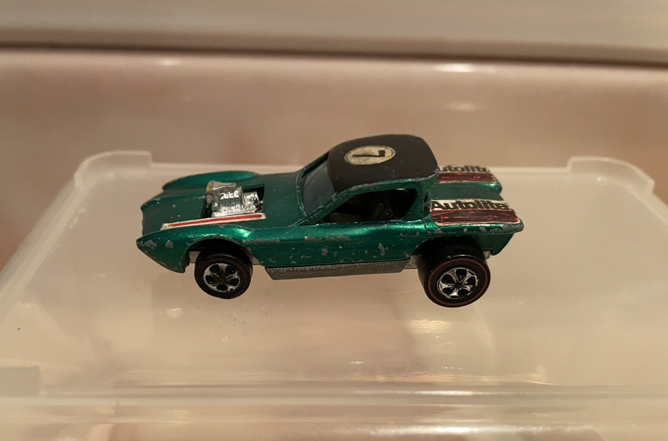 No Reserve - 1967 PYTHON - GREEN - Hot Wheels Redline - US & HK - Original Car | eBay