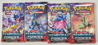 4x Pokemon Temporal Forces Booster Packs | Art Set | *NEW & SEALED ...