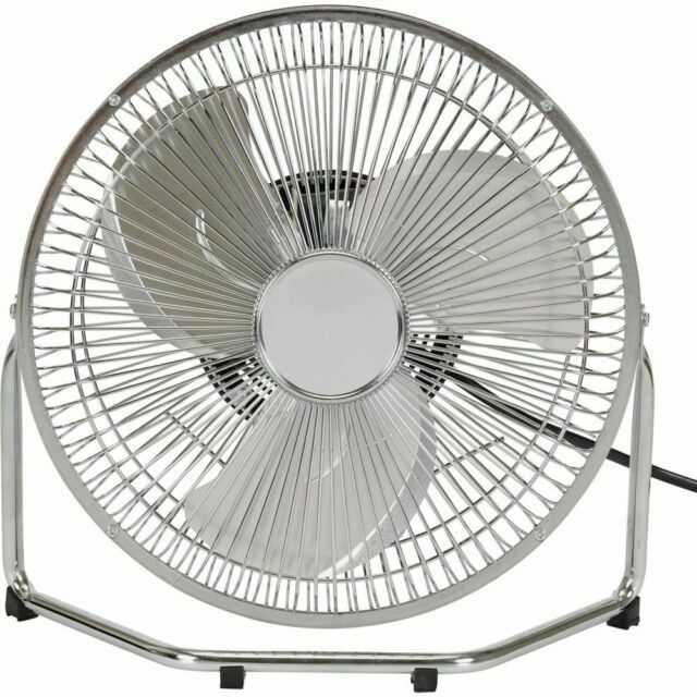 Challenge 9" Chrome Tilting Desk Fan for sale online | eBay UK