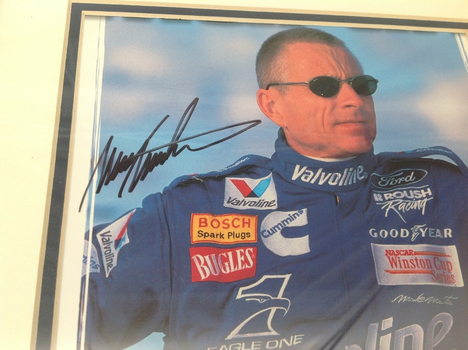 Mark Martin Autographed Framed Photograph | eBay