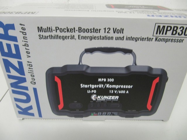 KUNZER Batterie Starthilfegerät Starthilfe-Booster Batterie-Booster ...