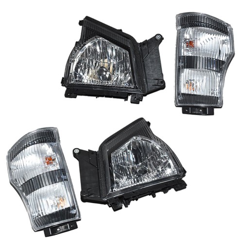 For 2004 2007 Isuzu NQR NPR 05-07 GMC W-4500 Headlights+Corner Lights ...