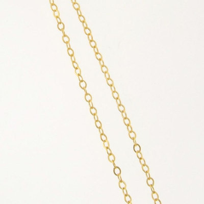 20 Inch 14k Gold Filled 1.6mm Flat-Round Cable Chain Necklace, Made in ...