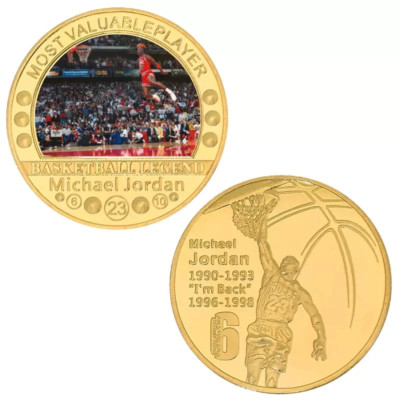 MJ 23 Jordan Coin #5 of 5 Challenge Coin Great Starter coin for Kids ...