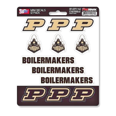 Purdue Boilermakers Vinyl Die-Cut Sticker Set / Decal Sheet *Free ...