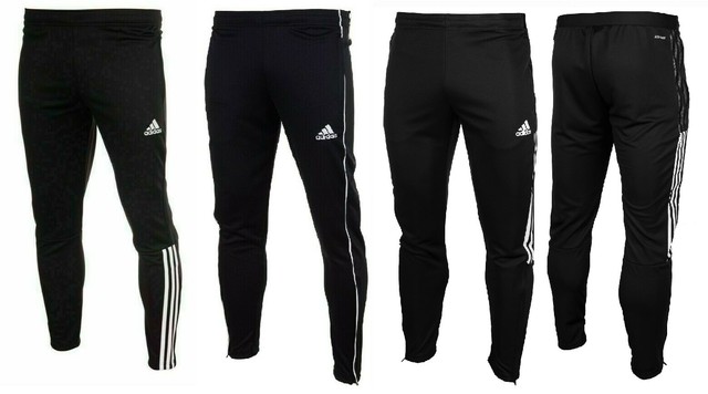 adidas Core 18 CE9036 Black Sport Joggers Tracksuit Sweatpants Bottoms ...