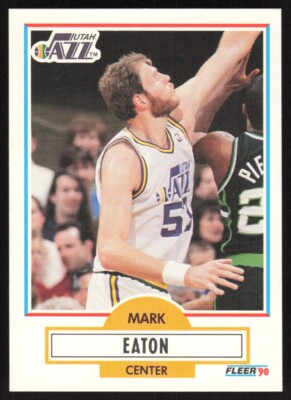 1990-91 Fleer Mark Eaton #184 Utah Jazz | eBay
