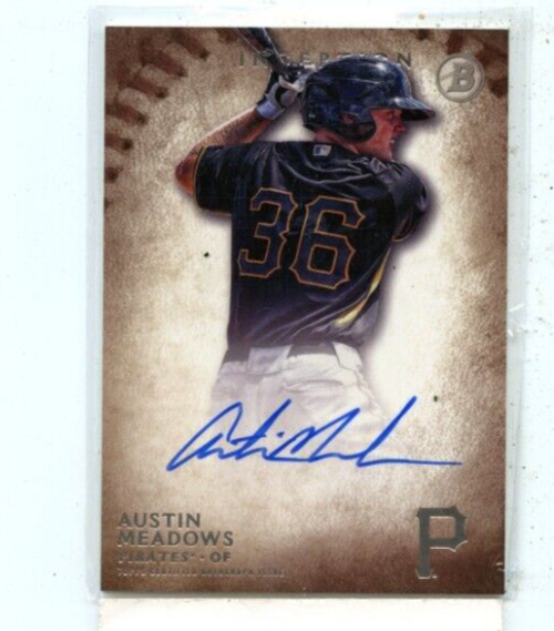 AUSTIN MEADOWS 2015 Bowman Inception Prospect Autographs #PAAM Auto | eBay