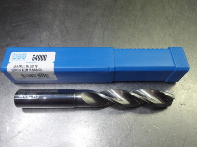 SGS 15.5mm 3 Flute Carbide 5xd Drill 16mm Shank TB Coated 64900 ...