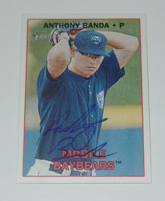 ANTHONY BANDA SIGNED AUTO'D 2016 TOPPS HERITAGE MINORS CARD #120 AZ ...