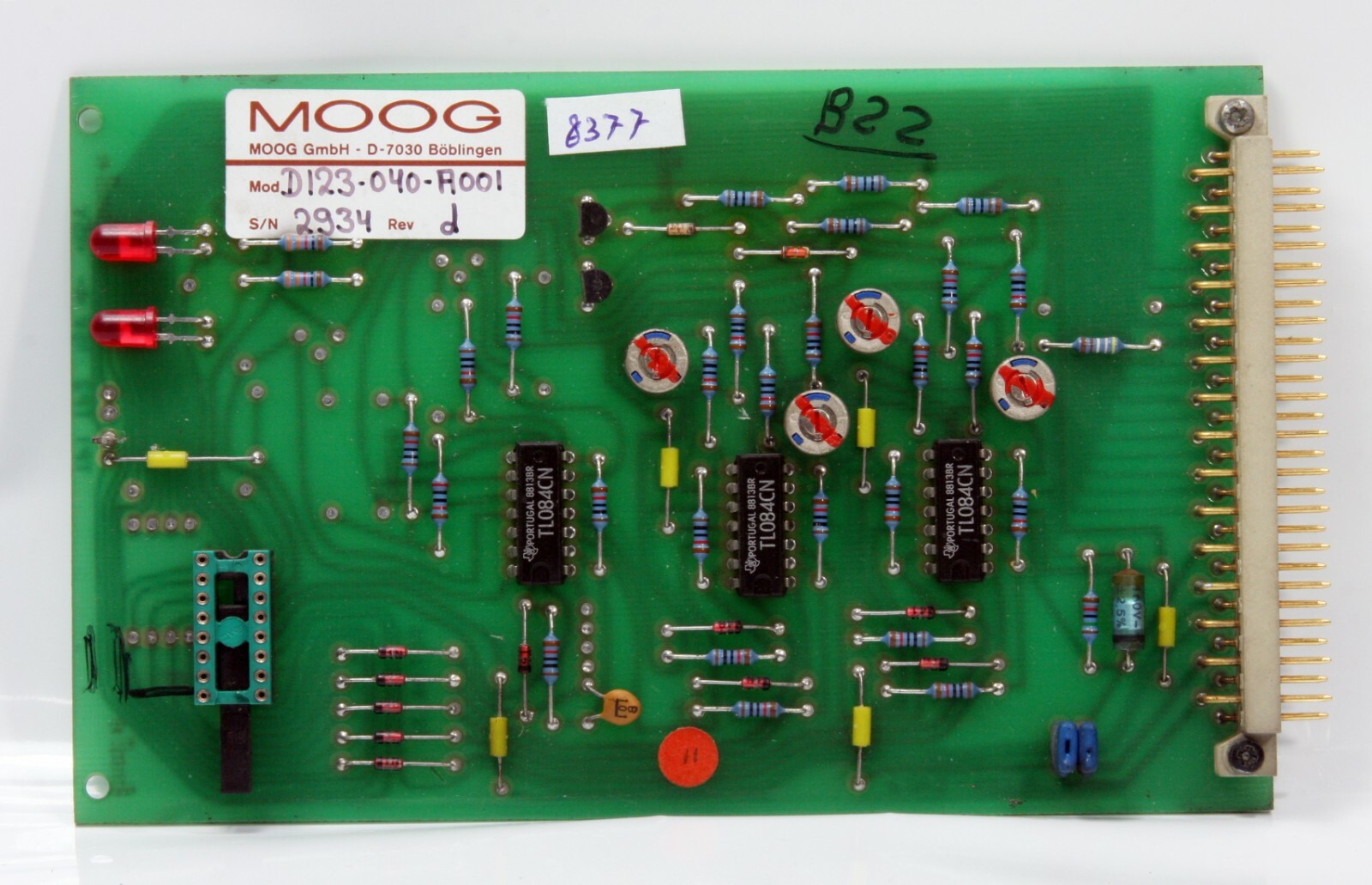 Moog Circuit Board D123-040-D for sale online | eBay