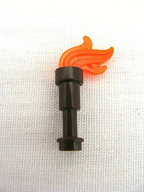 Lot of 12 Lego Minifigure Torches With Brown Handle | eBay